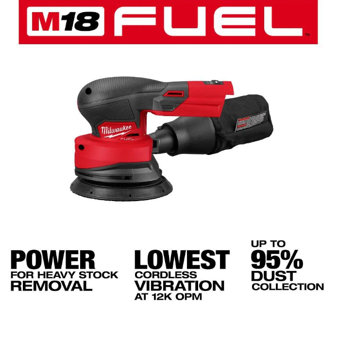 Milwaukee 2537-20 M12 FUEL™ 3" Random Orbital Detail Sander – Clark's ...
