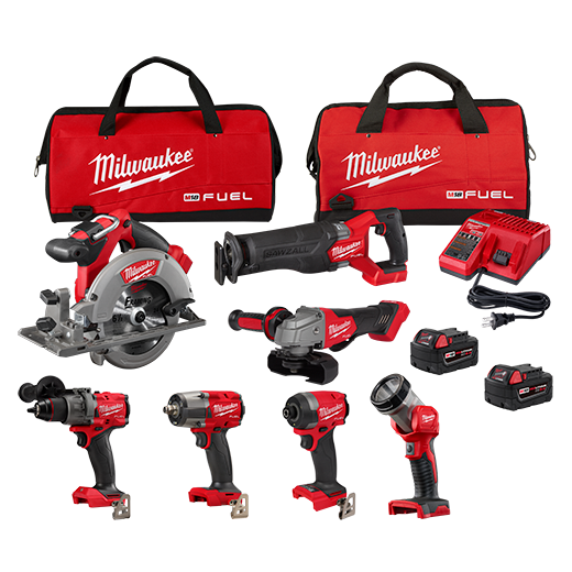 Milwaukee 3697-27 M18 FUEL™ 7-Tool Combo Kit – Clark's Tool & Equipment