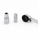 VIM Tools HBR8 - 8″ Hex Bit Ratchet, 1/4″ and 5/16″ hex with 1/4″ Squa ...