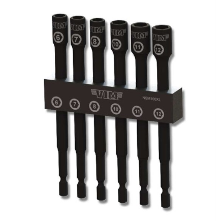 VIM Tools NSM100XL Metric Extra Long Nut Setter Kit – Clark's Tool ...