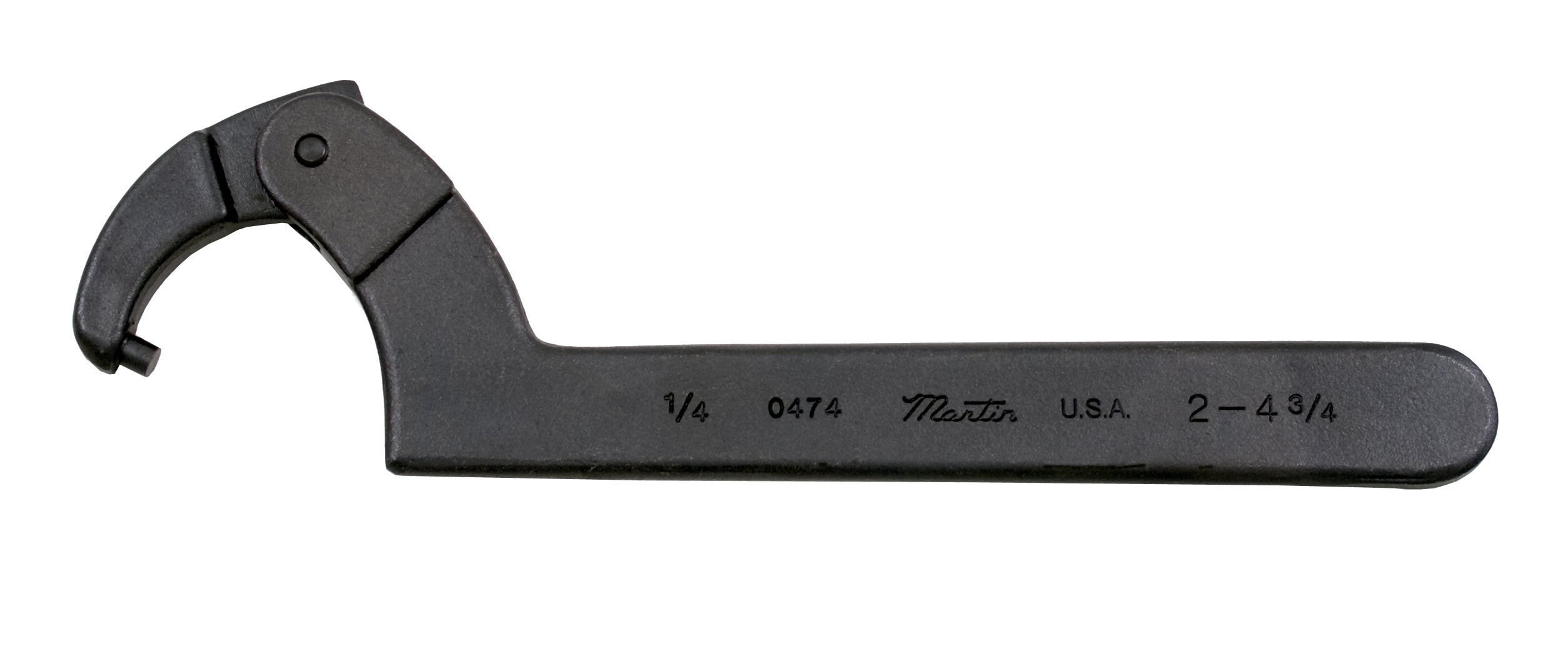 Martin 0472 Adjustable Pin Spanner Wrench 1-1/4" to 3" (3/16" Pin ...